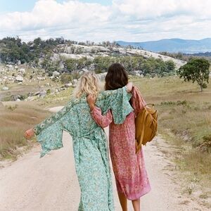 Spell | Tops | Spell Folk Song Robe Kimono S M | Poshmark